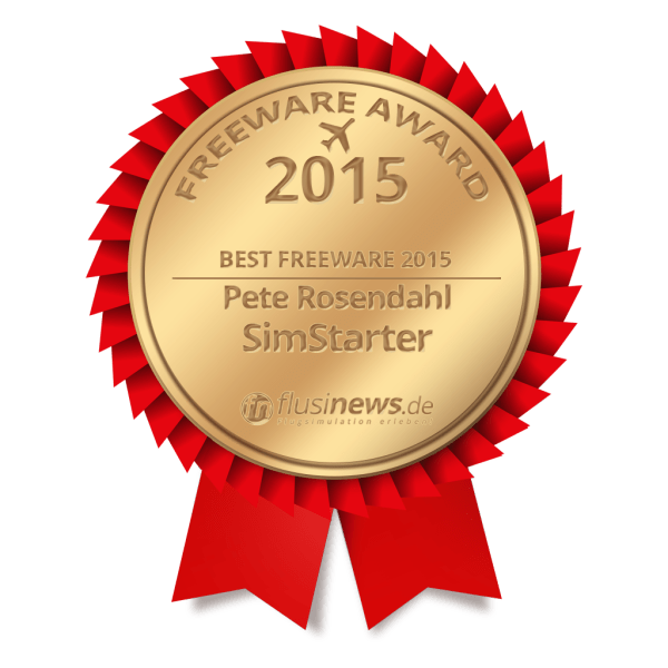 Flusinews Freeware Award 2015 F r SIMstarter Aviation pero online de